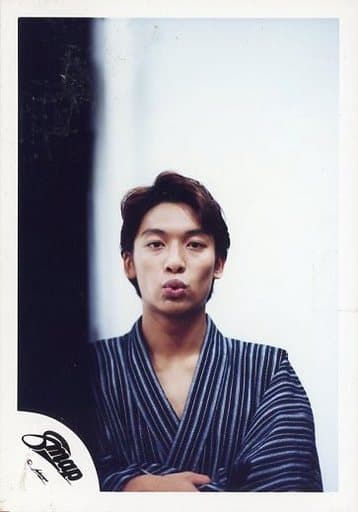 SMAP / Shingo Katori / Bust-up ・ Yukata-Blue ・ White ・ Arm-band ...