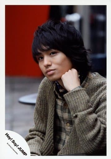 Hey! Say! JUMP / Kei Inoo / Bust up / Costume gray / Check pattern ...