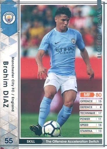 WCCF/MF / Regular Card / 2017-2018Ver. 2.0 A08 [Regular Card] : Brahim Díaz | Toy Hobby | Suruga ...