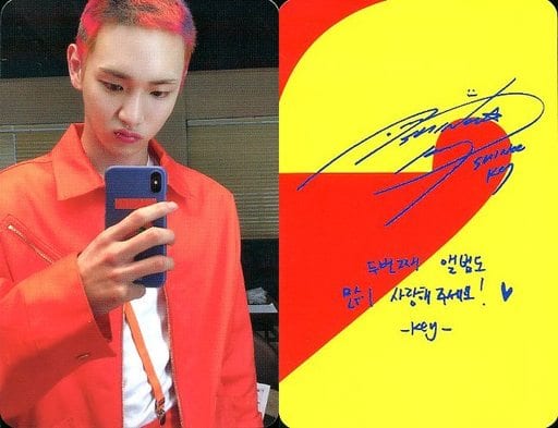 Shinee / KEY / back side print with signature / CD 「' The Story of ...