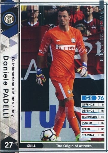WCCF/GK / Regular Card / 2017-2018Ver. 3.0 A25 [regular card] : Daniele Padelli | Toy Hobby ...