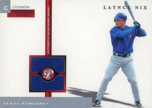 Sports / Jersey Card / Texas Rangers/Topps 2005 PRISTINE BASEBALL PPC ...