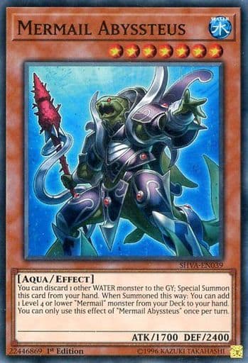 SHVA-EN039 [Super Rare] : Mermail Abyssteus / Water scale - Dinik The ...