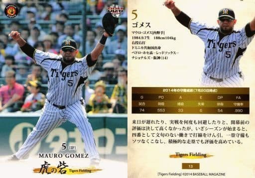 BBM / Regular Card / Hanshin Tigers / BBM2014 Tiger Fortress Tigers ...