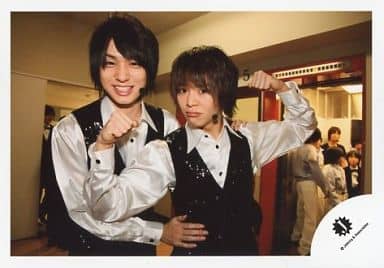 Hey! Say! JUMP / Daiki Arioka / Kei Inoo / Horizontal, Bust up, Shirt Silver, Best Black, Arioka ...