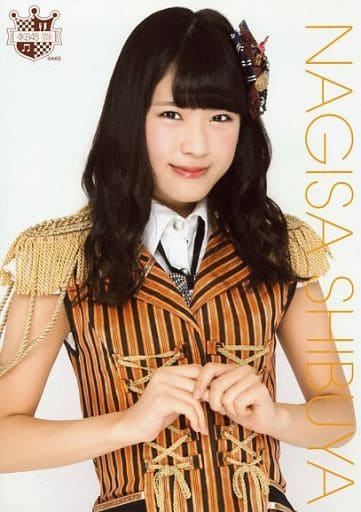 Official photo (AKB48, SKE48) / idol / AKB48 Nagisa Shibuya / AKB48 CAFE & SHOP limited A4 size ...