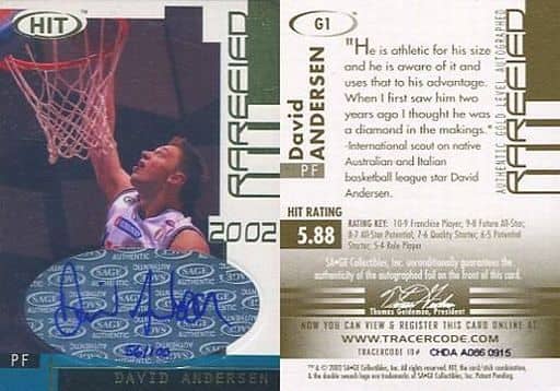 Sports / Autograph Signature Card / HIT RAREFIED 2002 G1 [Autograph ...