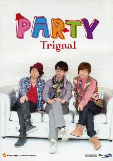 Official photo (Male) / Voice actor / Trignal Trignal / Set (3 People) / 2L Size / CD "PARTY ...