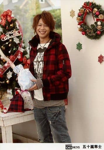 Official photo (male) / actor D-BOYS / Shunji Igarashi / Above the Knee / Costume Red / Black ...