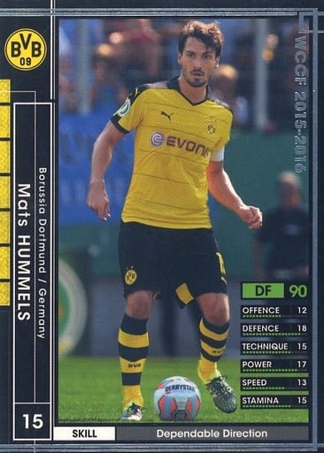 WCCF/DF / Regular Card / 2015-2016 100 Regular Card : Mats Hummel | Toy Hobby | Suruga-ya.com