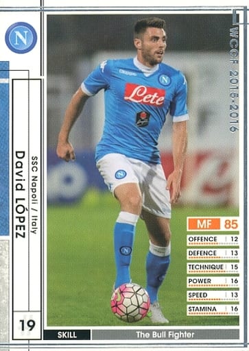 WCCF/MF / Regular Card / 2015-2016 217 [Regular Card] : David López Silva | Toy Hobby | Suruga ...