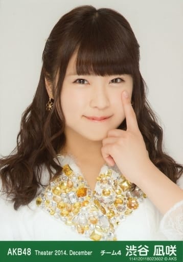 Official photo (AKB48, SKE48) / idol / AKB48 Nagisa Shibuya / Bust Up, Left Hand Cheek / Theater ...