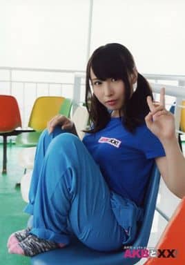 Rena Shimada / Sitting / Left Hand Piece / Costume Blue / DVD "AKB and × ×!" Privilege | Goods ...