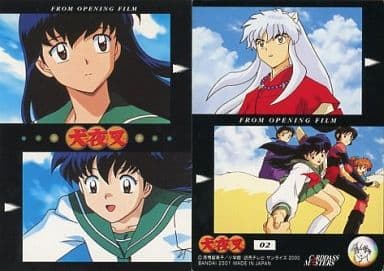 Anime Torayca / Opening Title Card / Card Das Masters INUYASHA Act 1 2 ...