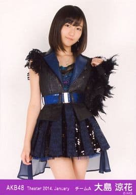 Official photo (AKB48, SKE48) / idol / AKB48 Ryoka Oshima / Above-Knee, Left-Hand Shoulder ...