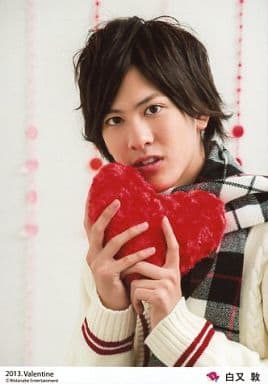 Official photo (male) / actor D2 / Atsushi Shiramata / Bust Up / White Costume / Mahler / Both ...