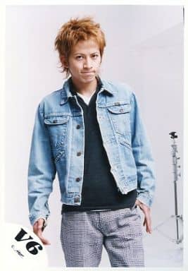 V6 / Junichi Okada / Above-the-knee ・ Denim Jacket Blue ・ Inner Black ...