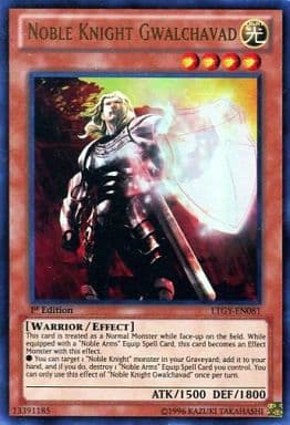 LTGY-EN081 [Ultra Rare] : Noble Knight Gwalchavad / Holy Knight Galahad ...