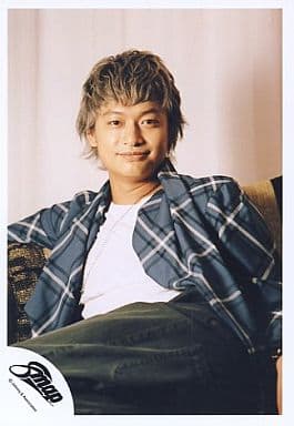 SMAP / Shingo Katori / Upper Body / Blue Check Shirt / Inner White ...