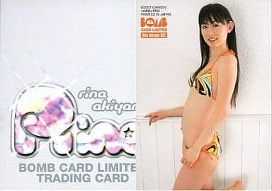 Collection Card (Female) / Rina Akiyama Trading Card BOMB CARD LIMITED 2007 001 : Rina Akiyama ...