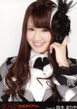 Official photo (AKB48, SKE48) / idol / AKB48 Mariya Suzuki / Bust Up / "AKB48 Official Diary ...