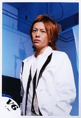 Official photo (Johnnys) / idol / V6 V6 / Takeshi Morita / Upper Body / Costume Black and White ...