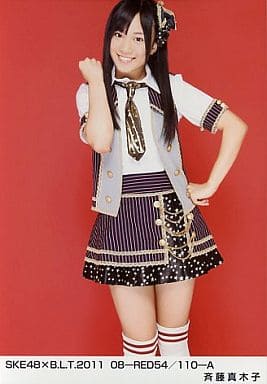 Official photo (AKB48, SKE48) / idol / SKE48 Makiko Saito / 08-RED54 ...