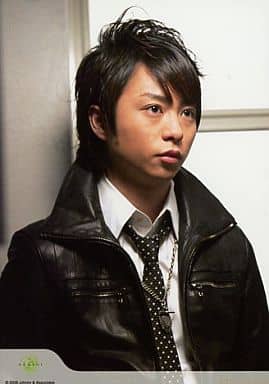 Arashi / Sho Sakurai / Bust up / Jacket black / Necktie black / Eye ...