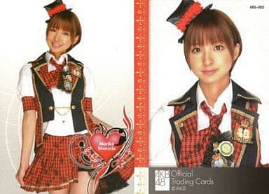 Idol (AKB48, SKE48) / AKB48 Official Trading Card Original Solo Version MS-002 : Mariko Shinoda ...