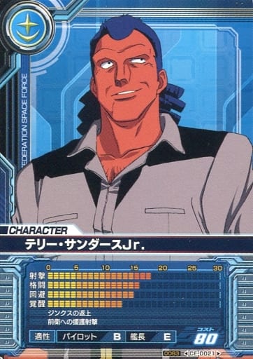 Gundam Card Builder / Ryoyu Butsumetsu Ver. 2.1 CE-D021 [UC] : Terry ...