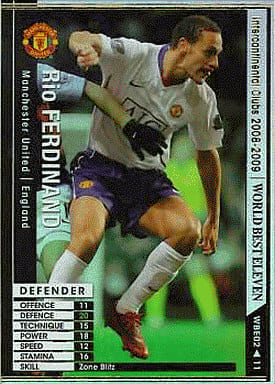 WCCF/2008-2009 WBE02 : DF Rio Ferdinand | Toy Hobby | Suruga-ya.com