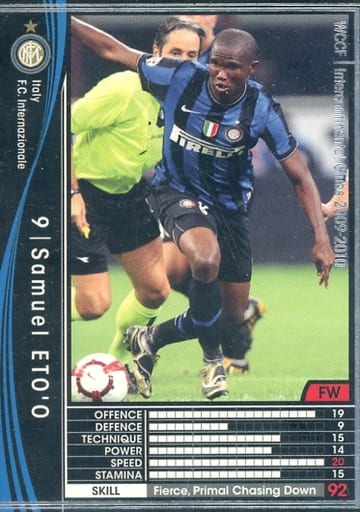 WCCF/2009-2010 255 : FW Samuel Eto | Toy Hobby | Suruga-ya.com