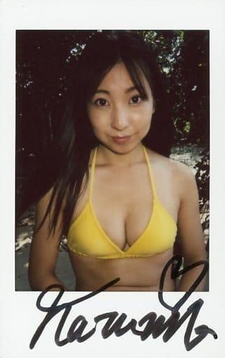 Official photo (female) / Gravure idol ☆ Narumi Itano / with handwritten signature / Upper body ...