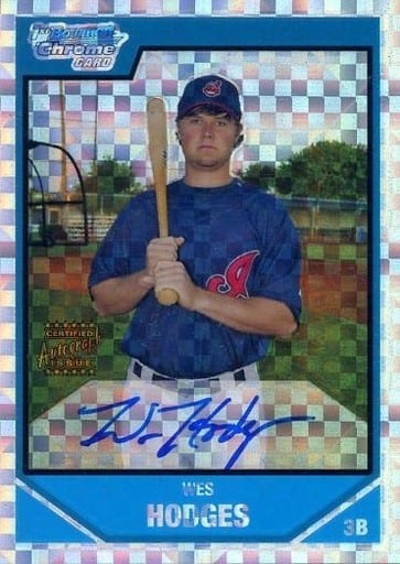 BC241 [Handwritten Signature Card] : WES HODGES (with handwritten ...