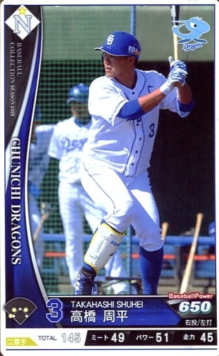 Baseball Collection / N / second baseman / Chunichi Dragons / Season ...