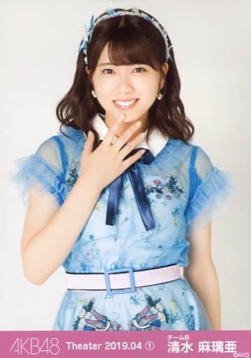 Maria Shimizu / Upper body / AKB48 Theater Trading Official photo Set ...
