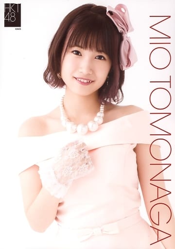 Mio Tomonaga / upper body / AKB48 CAFE & SHOP limited HKT48A4 size ...