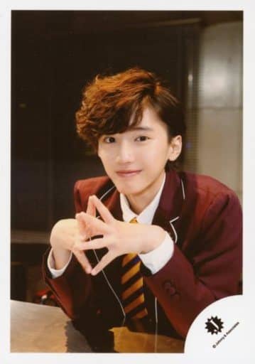 Kansai Johnnys Jr. / Shunsuke Michie / Bust-up / Costume, Enji color ...