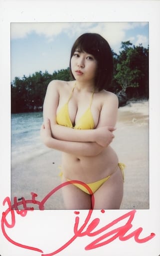 Official photo (female) / Gravure idol ☆ Mihara 魅珠 / with handwritten signature / Above the Knee ...