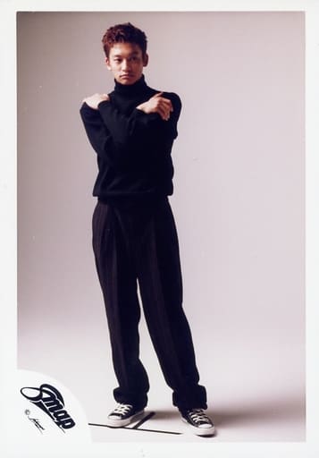 SMAP / Shingo Katori / Whole Body, Costume Black, Both Hands Shoulders ...