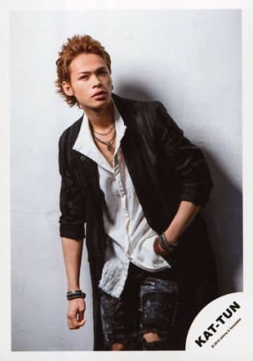 KAT TUN / Tatsuya Ueda / Above Knee / Costume Black / White / Denim ...