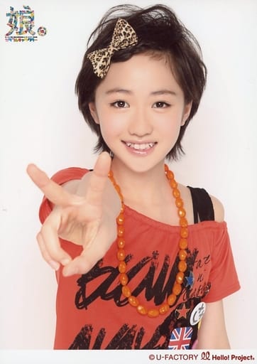 Morning Musume / Haruka Kudo / Bust Up, Costume Red, Right Hand Piece ...