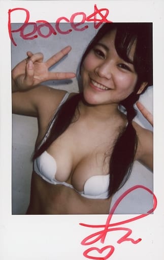 Official photo (female) / Gravure idol ☆ An Takasugi / 「 with autograph and message, Peace ...