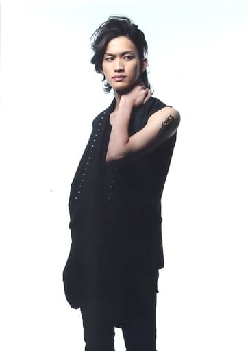 Shota Kawakami / Above-the-knee, Costume Black, Left Wrist, Background White / * pnish * Vol. 15 ...