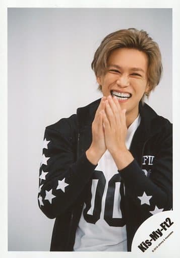 Kis-My-Ft2 / Kento Senga / Upper body / Costume white / black ...