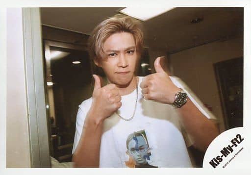 Kis-My-Ft2 / Kento Senga / Horizontal ・ Upper body ・ Costume white ...