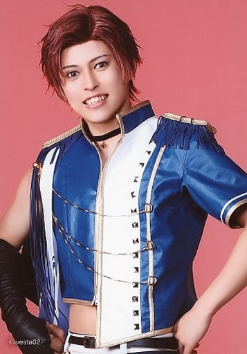 Hibiki WATANABE (Nozomu Nanase) / Upper body, stage costume, background red, Character Ta shot ...