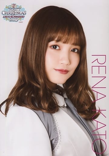 Rena Kato / Bust up / AKB48 CAFE & SHOP limited edition A4 size Official photo poster, one ...
