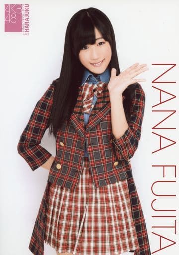 Nana Fujita / AKB48 official shop (Harajuku) limited edition A4 size ...
