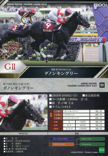 Sports / Regular Card / Second Half 2019 Heavy Prize Winning Horse ...